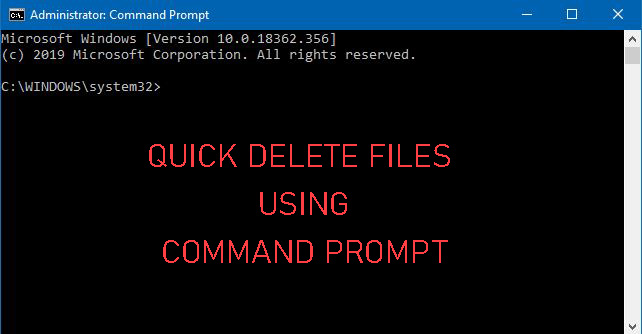 Delete Large Folder Fast Using Command Prompt Eter info